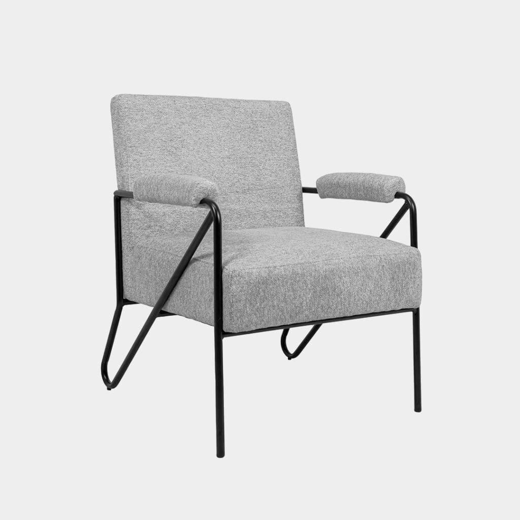 Butaca de tela Beams Gris - Innovador y cómodo | NIHM Design