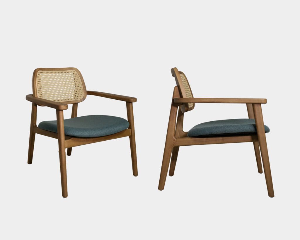 Butaca de madera Vahug Marrón - Diseño Atemporal | NIHM Design