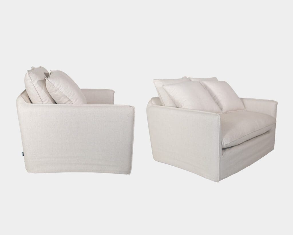 Sofá individual Maype beige - Estilo y Confort | NIHM Desing