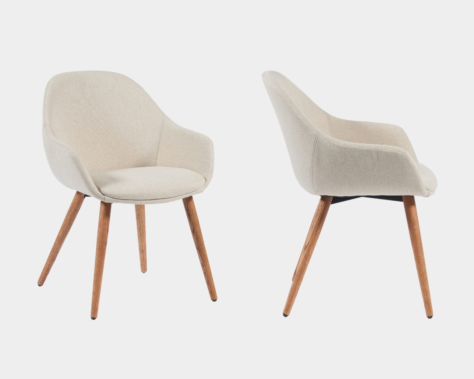 Silla De Comedor De Tela Smash Beige | NIHM Design